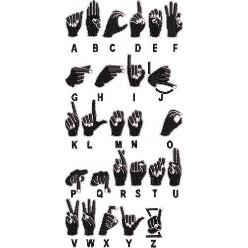 Alphabets Machine Embroidery Patterns