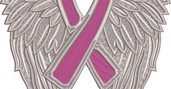 Cancer Ribbon Wings
